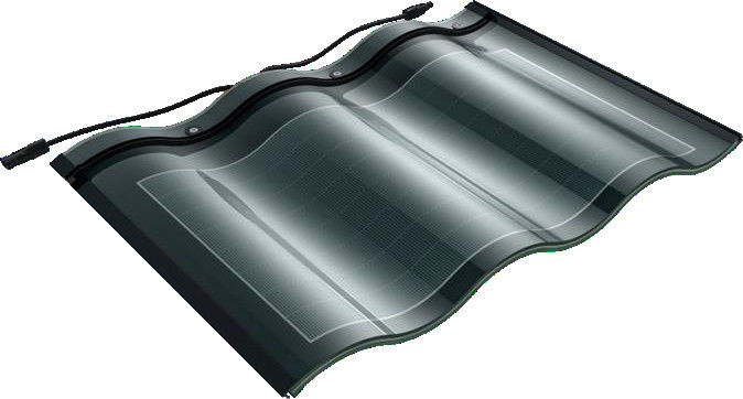 CIGS CELLS 25w Solar Tiles Featuring Weather Resistant Tempered Glass ...