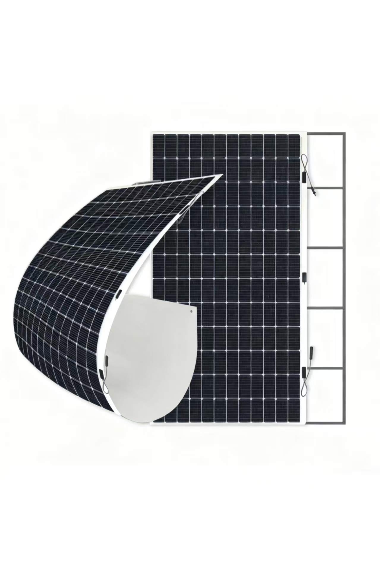 430-T2 Series 410W Flexible Solar Panel, Ultra-Thin Bendable Module for ...